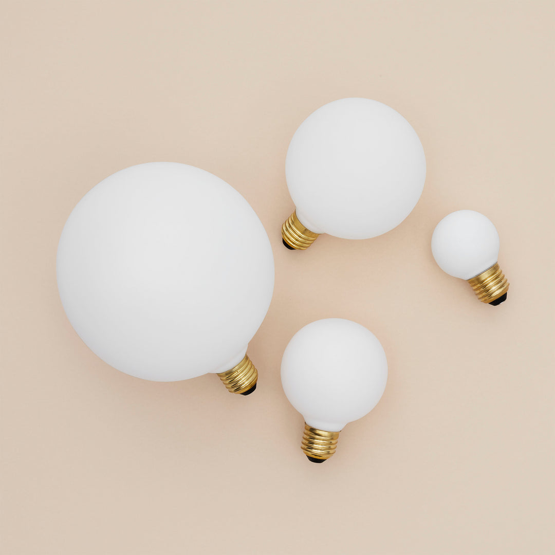 Sphere Range | Spherical Matte White Bulbs by Tala | Dim to Warm | Tala