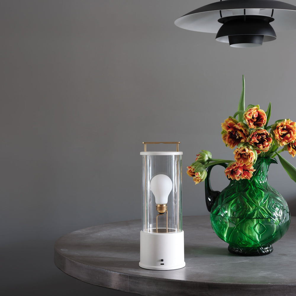 The Muse Portable Lamp in Candlenut White | Tala x Farrow & Ball | Tala